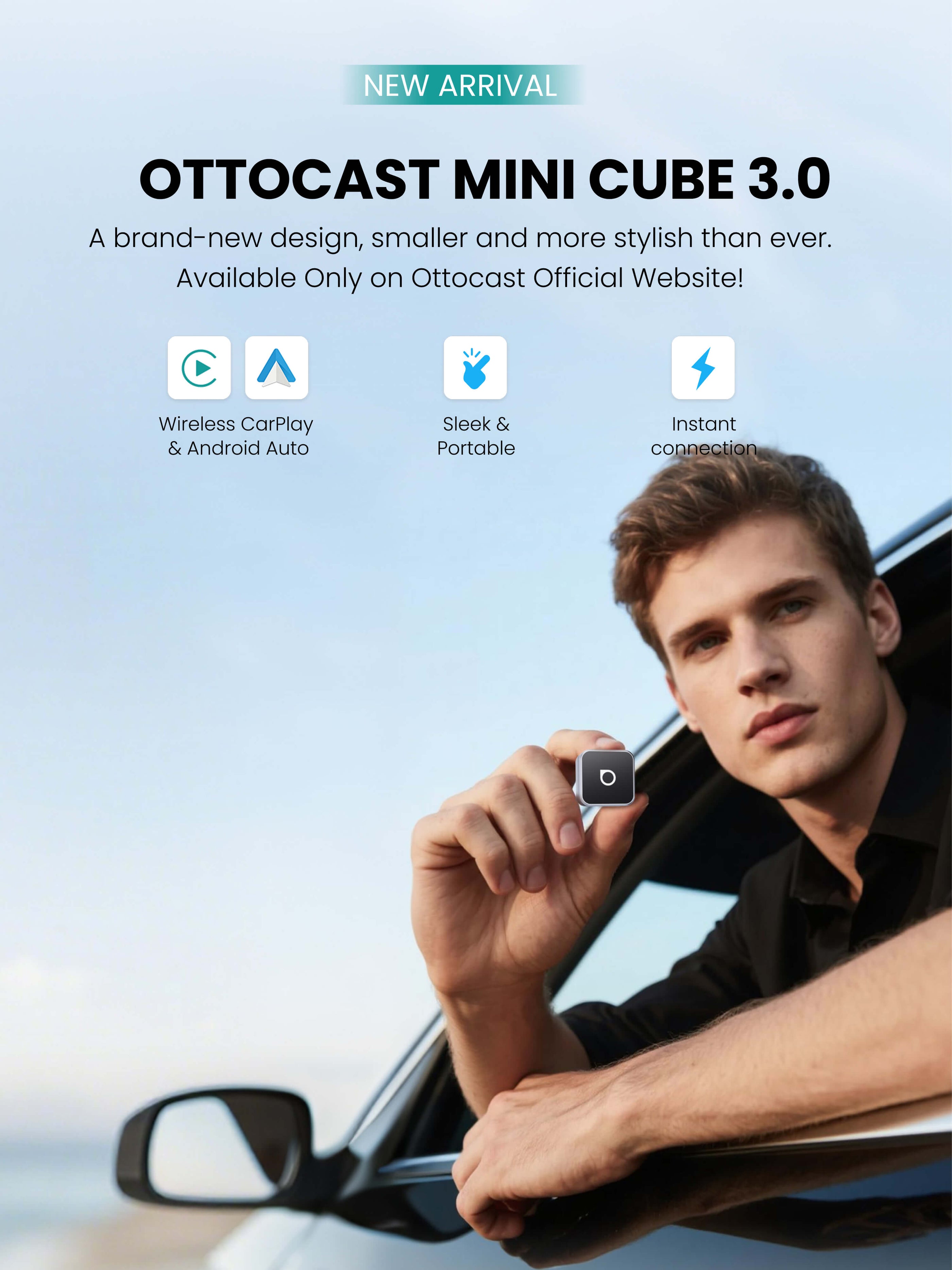 Experience Live TV on the Go with Ottocast Wireless CarPlay Adapter